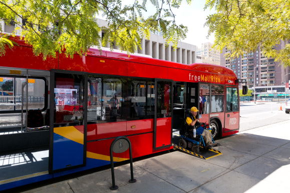 Bus Wheelchair Securement Area and Priority Seating Policy | RTD-Denver