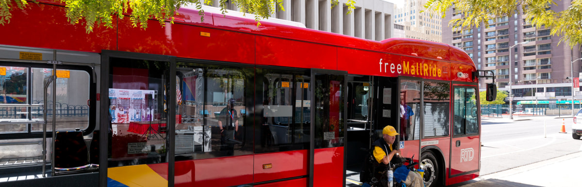 Bus Wheelchair Securement Area and Priority Seating Policy | RTD-Denver