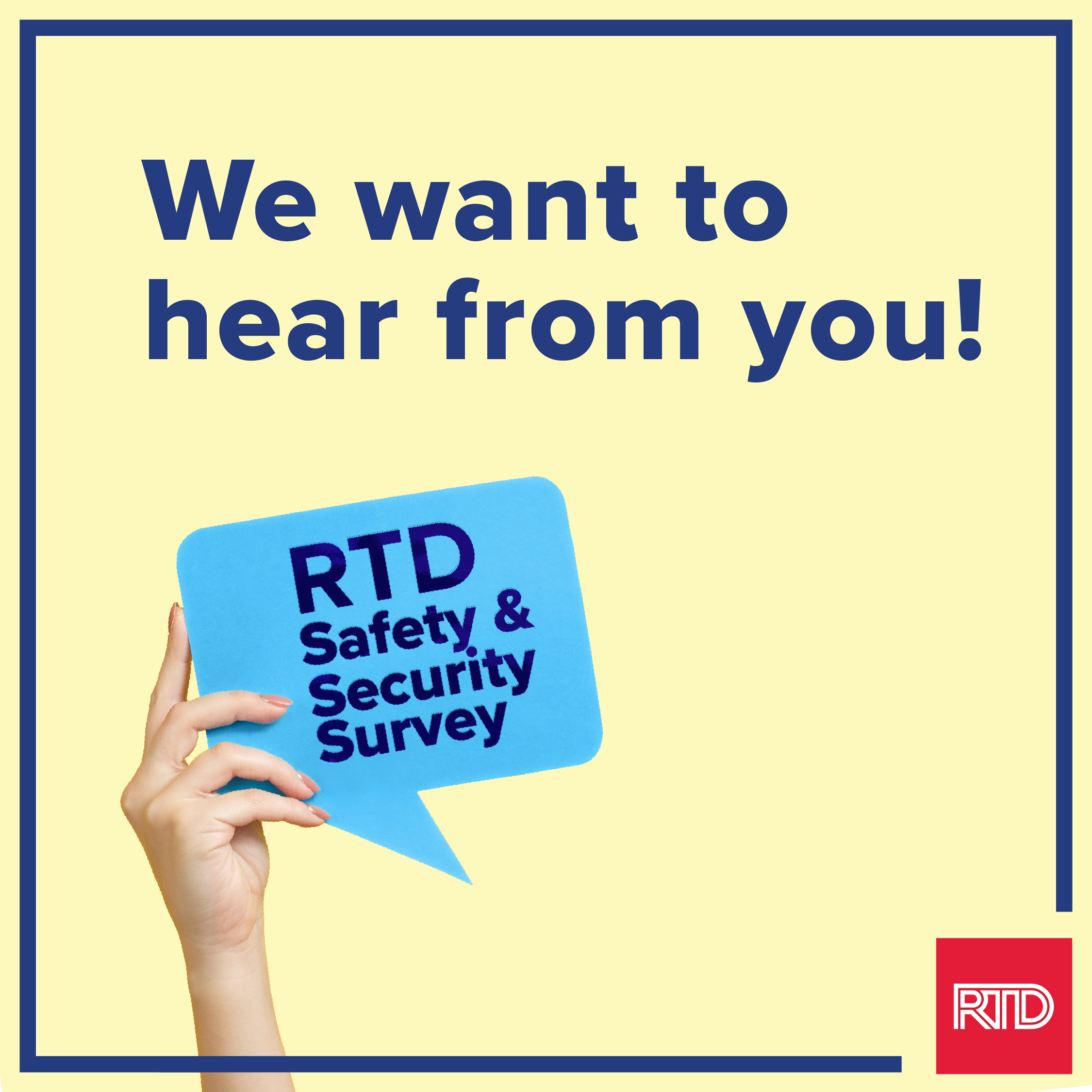 RTD Safety & Security Survey | RTD-Denver