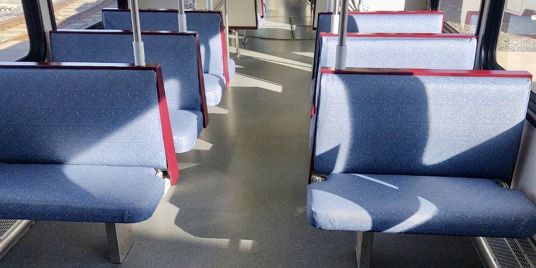 A new era of comfort: new light rail seat covers being installed | RTD ...