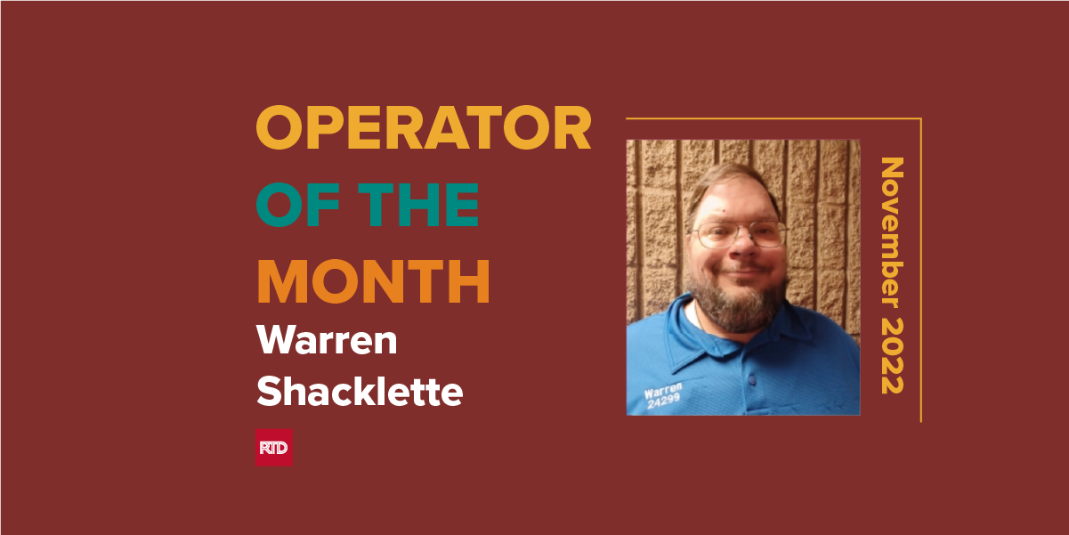 Warren Shacklette | RTD-Denver