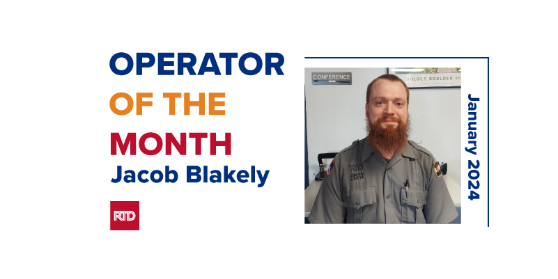 Jacob Blakely - January 2024 | RTD-Denver