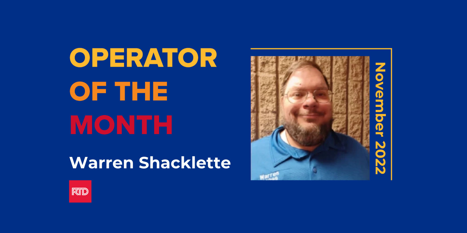 Warren Shacklette | RTD-Denver