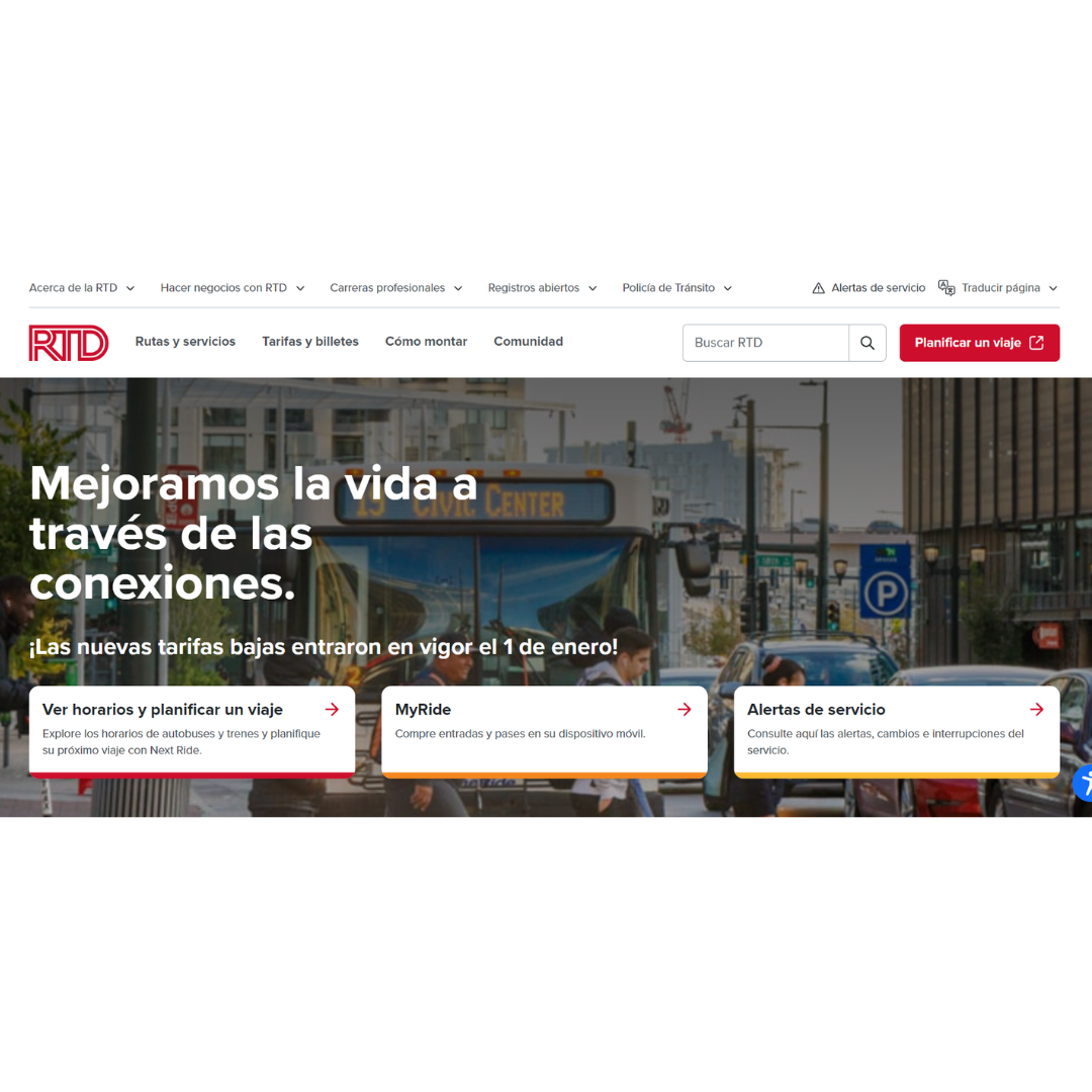 Language additions to website, Next Ride app provide inclusivity to RTD ...