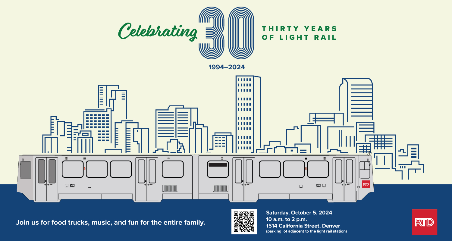 RTD invites the community to join its 30 years of light rail ...