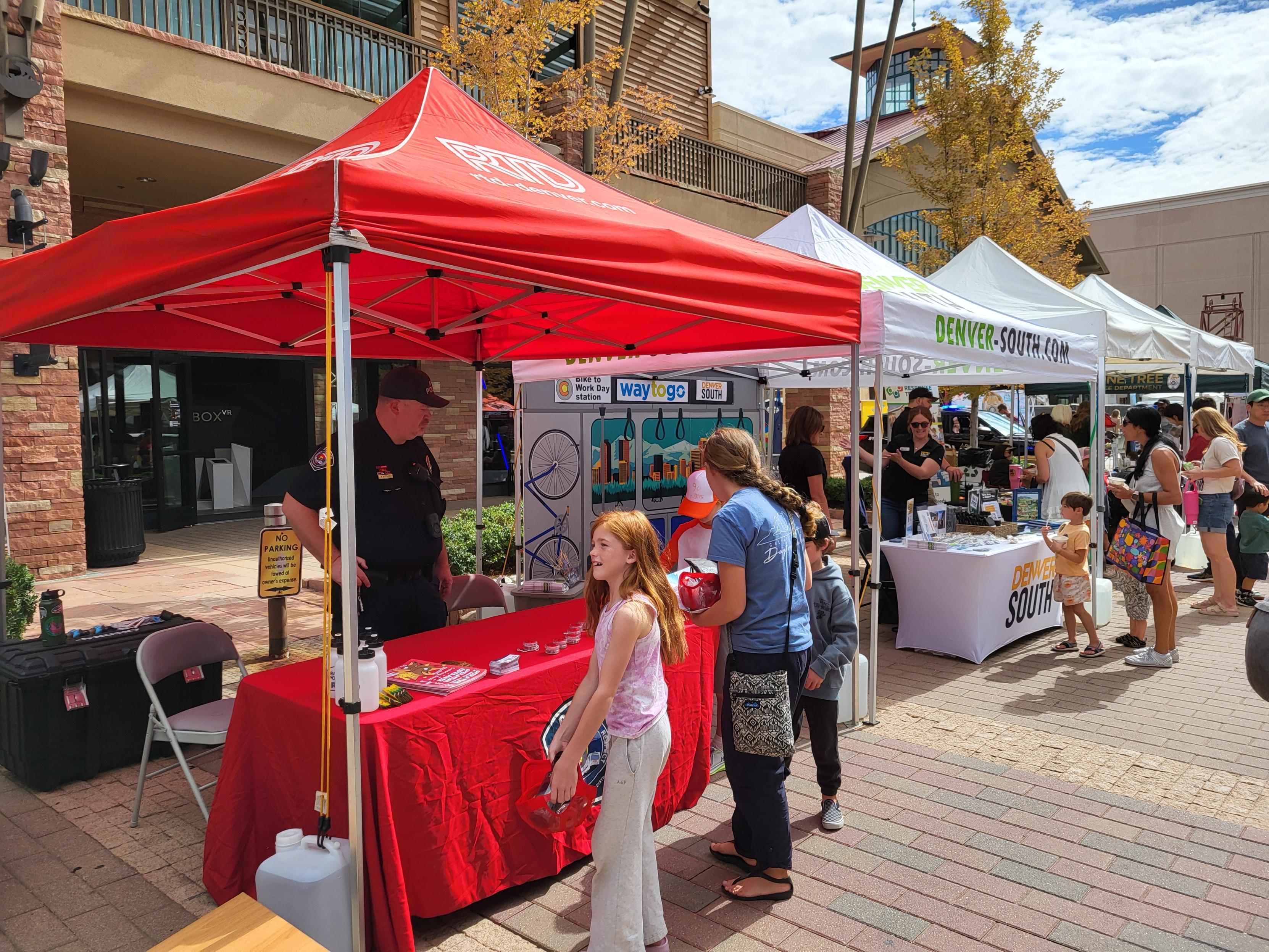 Transit Police greeted community at Fun Fest | RTD-Denver