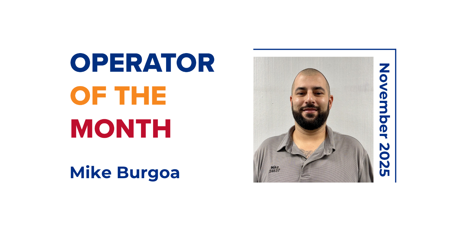 Mike Burgoa - November 2025 Operator of the Month | RTD-Denver