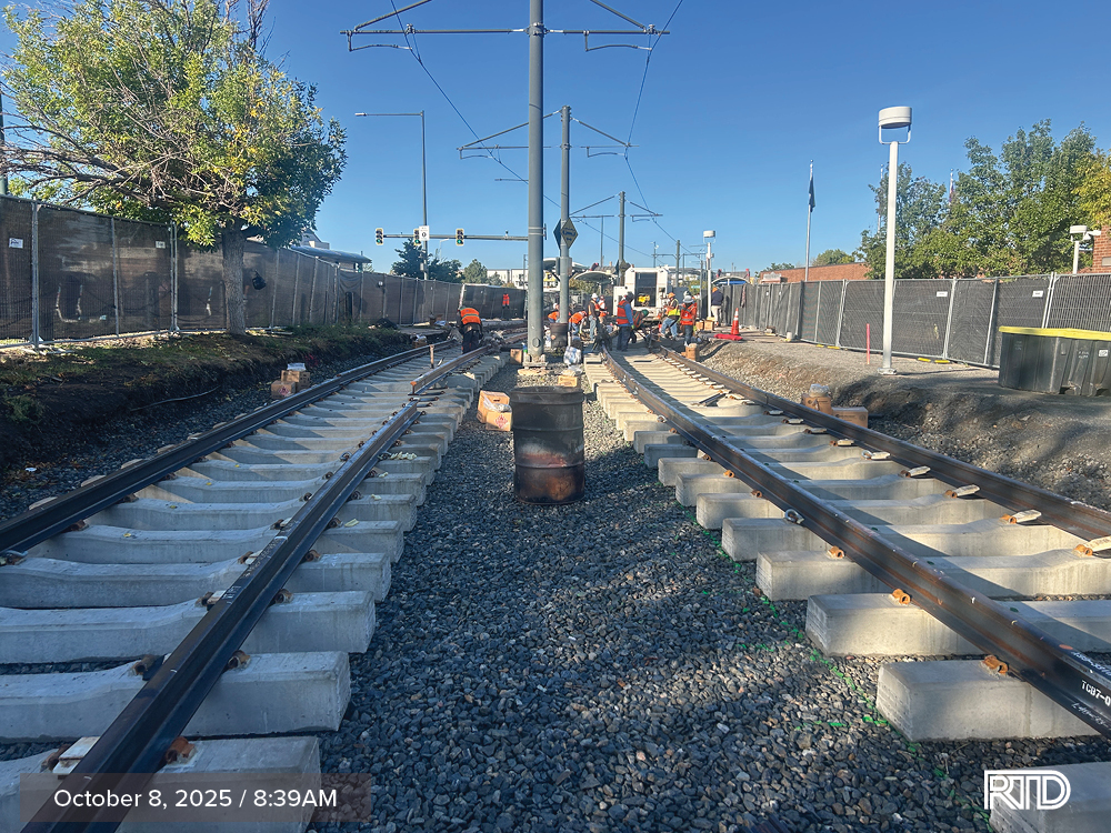 RTD completes light rail track reconstruction on schedule at Kalamath ...