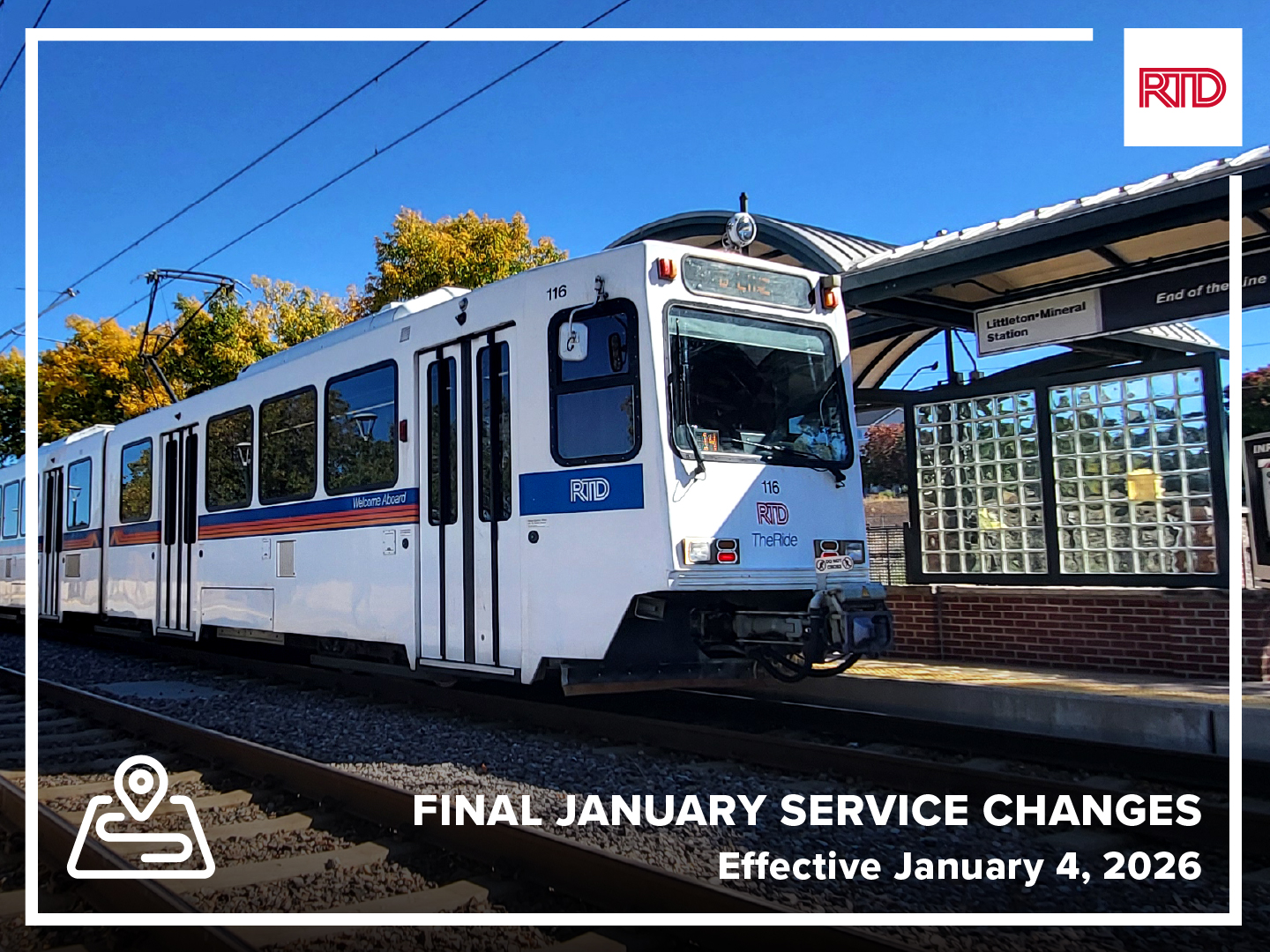 RTD January service changes include reinstating the L Line and resuming ...