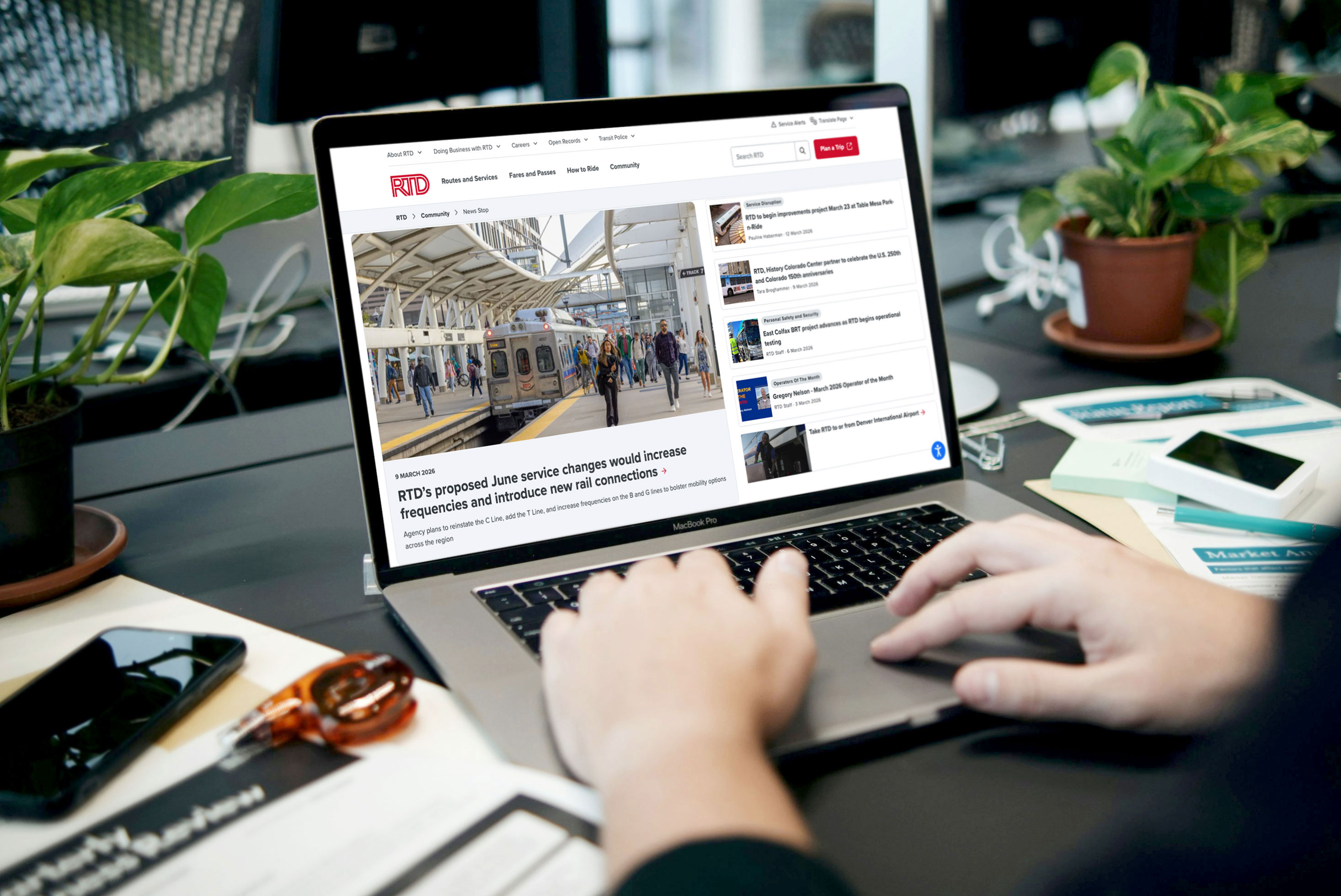 RTD presents redesigned online newsroom to improve access to agency ...
